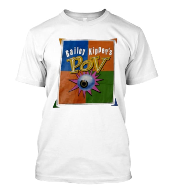 Bailey Kipper's POV Eyeball Pink Spikes Colorful T-Shirt