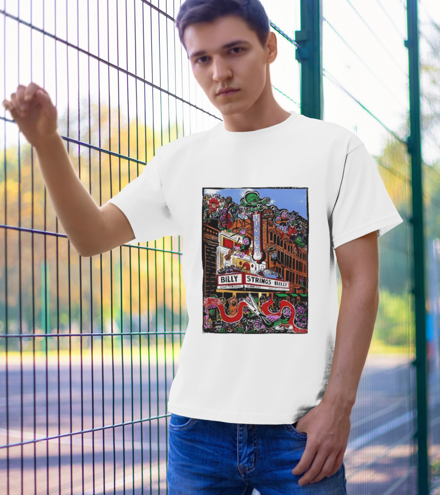 Billy Strings Live Tivoli Theatre Chattanooga Tennessee 2026 Psychedelic Concert T-Shirt