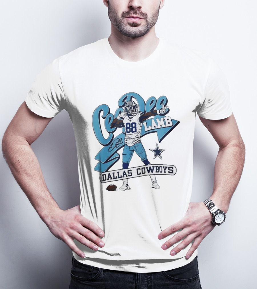 Ceedee Lamb Dallas Cowboys Player 88 NFL Football Star 2026 T-Shirt