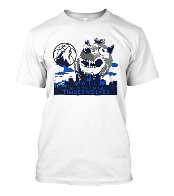 Minnesota Timberwolves Basketball Skyline NBA Fan T-Shirt