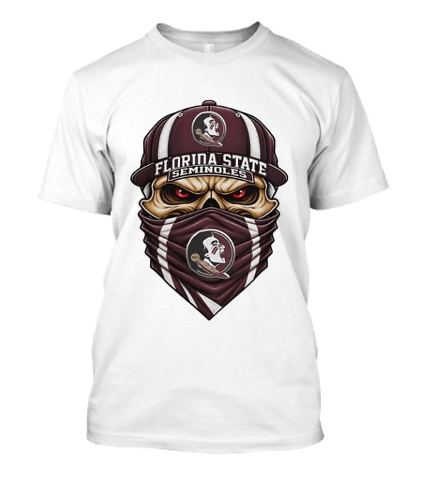 Florida State Seminoles Skull FSU Football Fan Gear T-Shirt