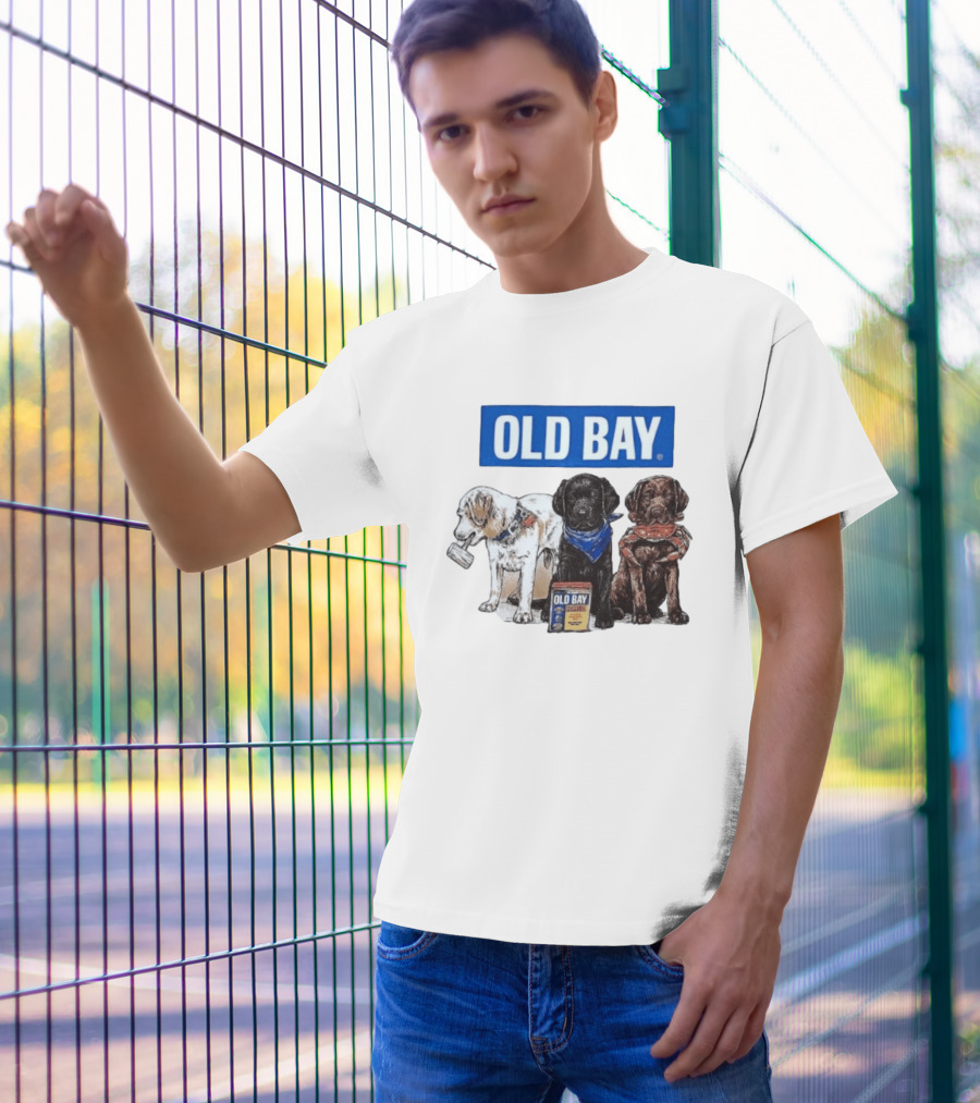 Old Bay Seasoning Labrador Puppies Trio T-Shirt