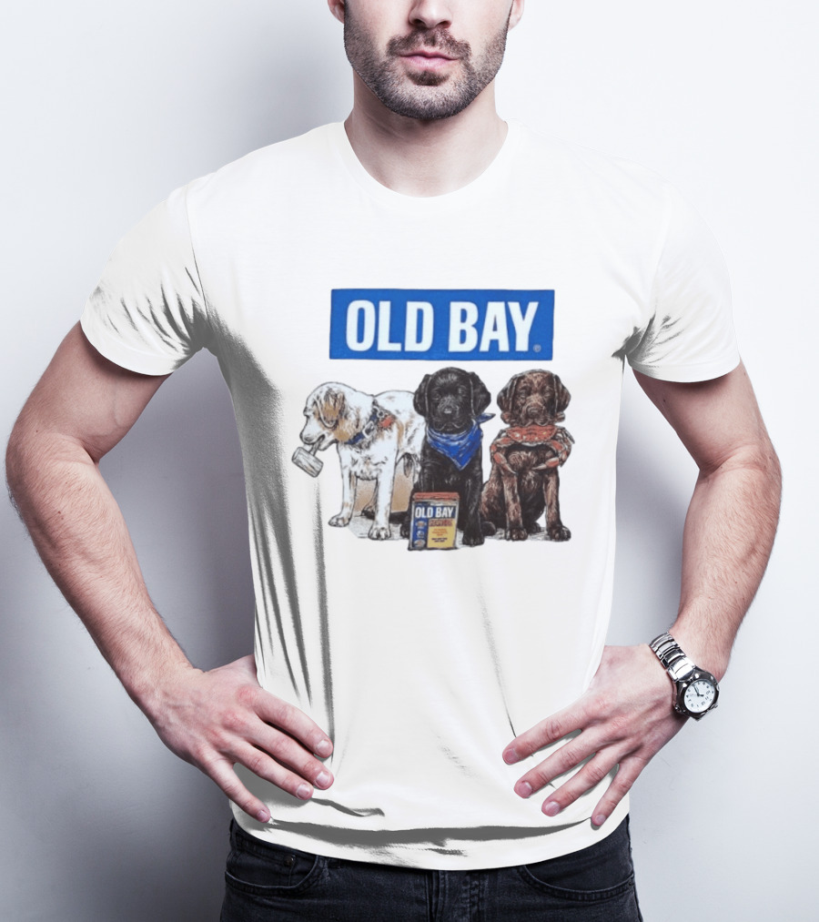 Old Bay Seasoning Labrador Puppies Trio T-Shirt