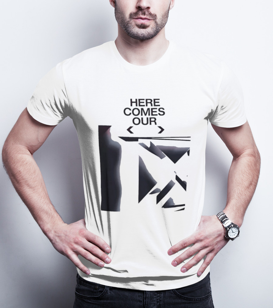 Here Comes Our Geometric Minimalist T-Shirt