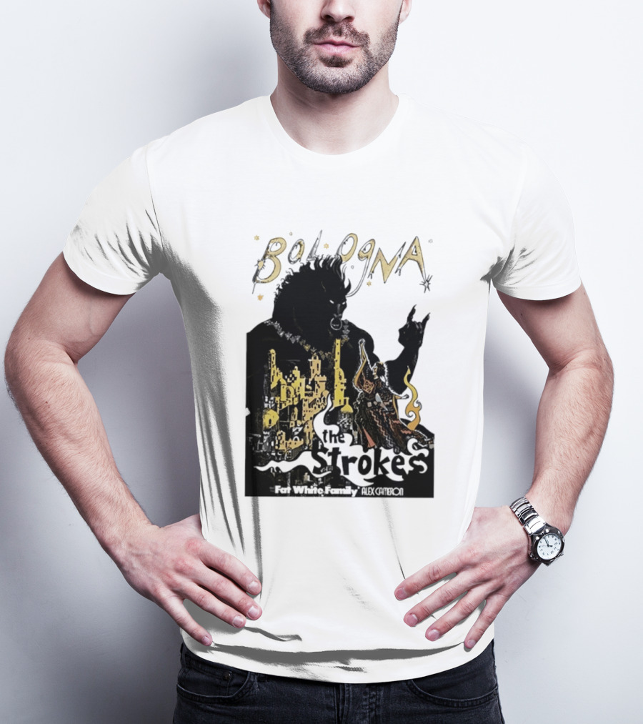 Bologna Concert The Strokes Fat White Family Alex Cameron Unipol Arena T-Shirt