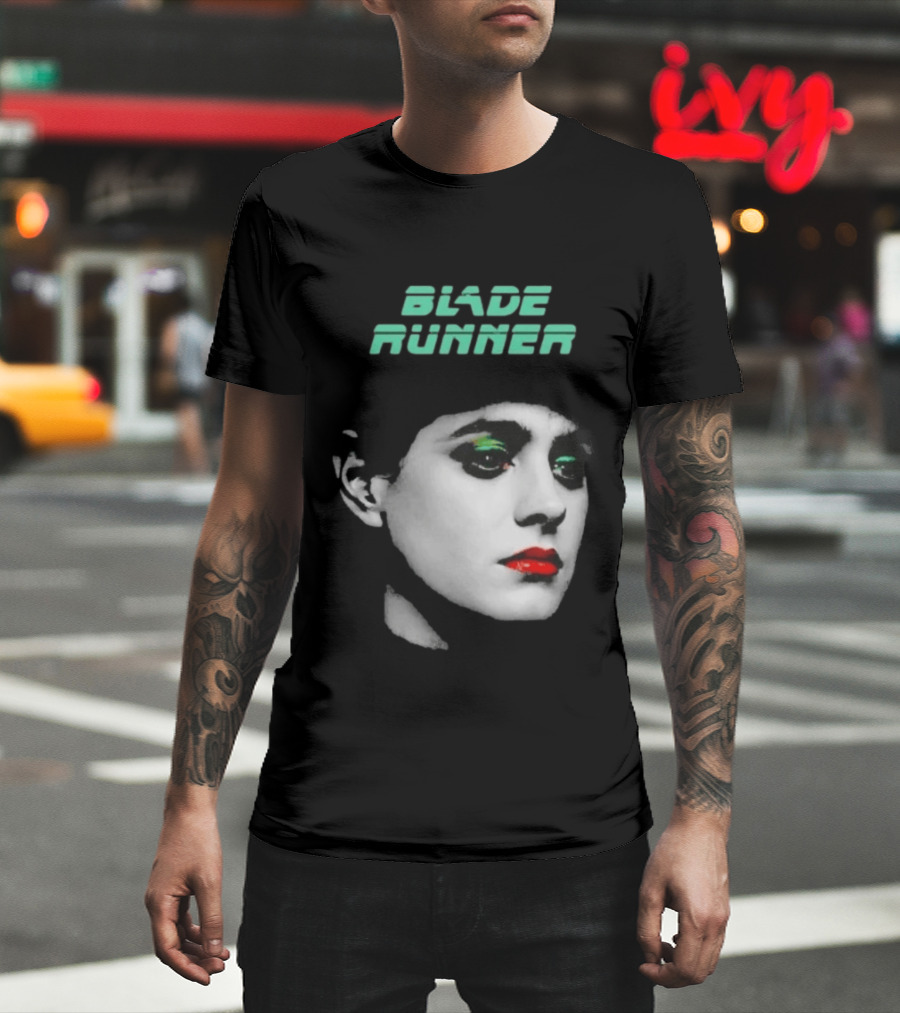 Blade Runner Rachael Sci Fi Sean Young Face T-Shirt