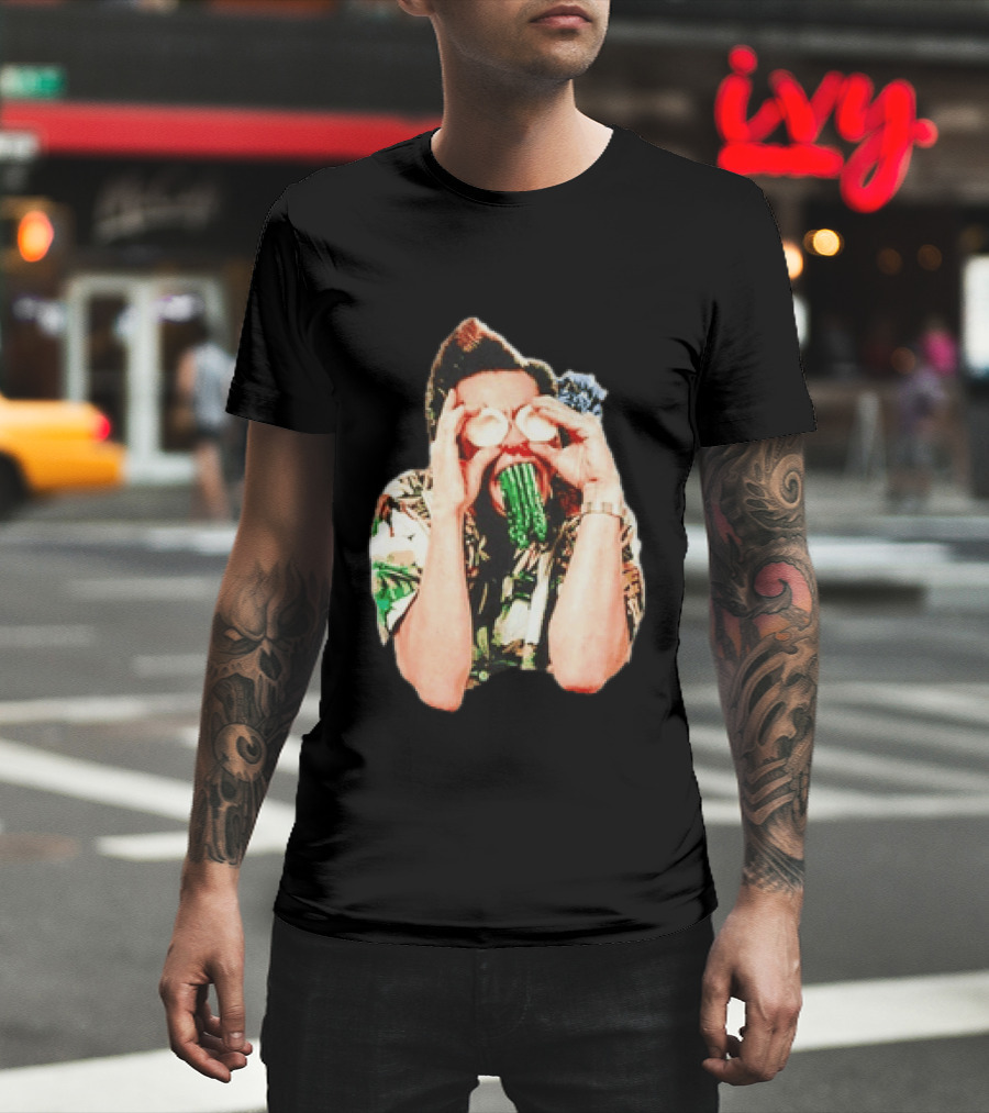 Ace Ventura Pet Detective Jim Carrey Quirky Pose Tropical T-Shirt