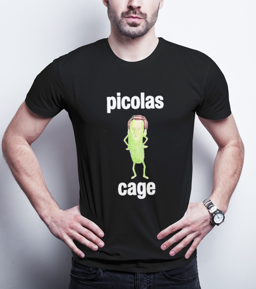 Picolas Cage Meme Nicolas Cage Cucumber T-Shirt