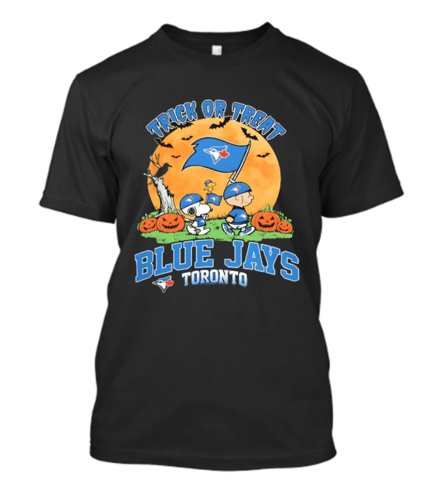 Trick Or Treat Toronto Blue Jays Peanuts Halloween T-Shirt