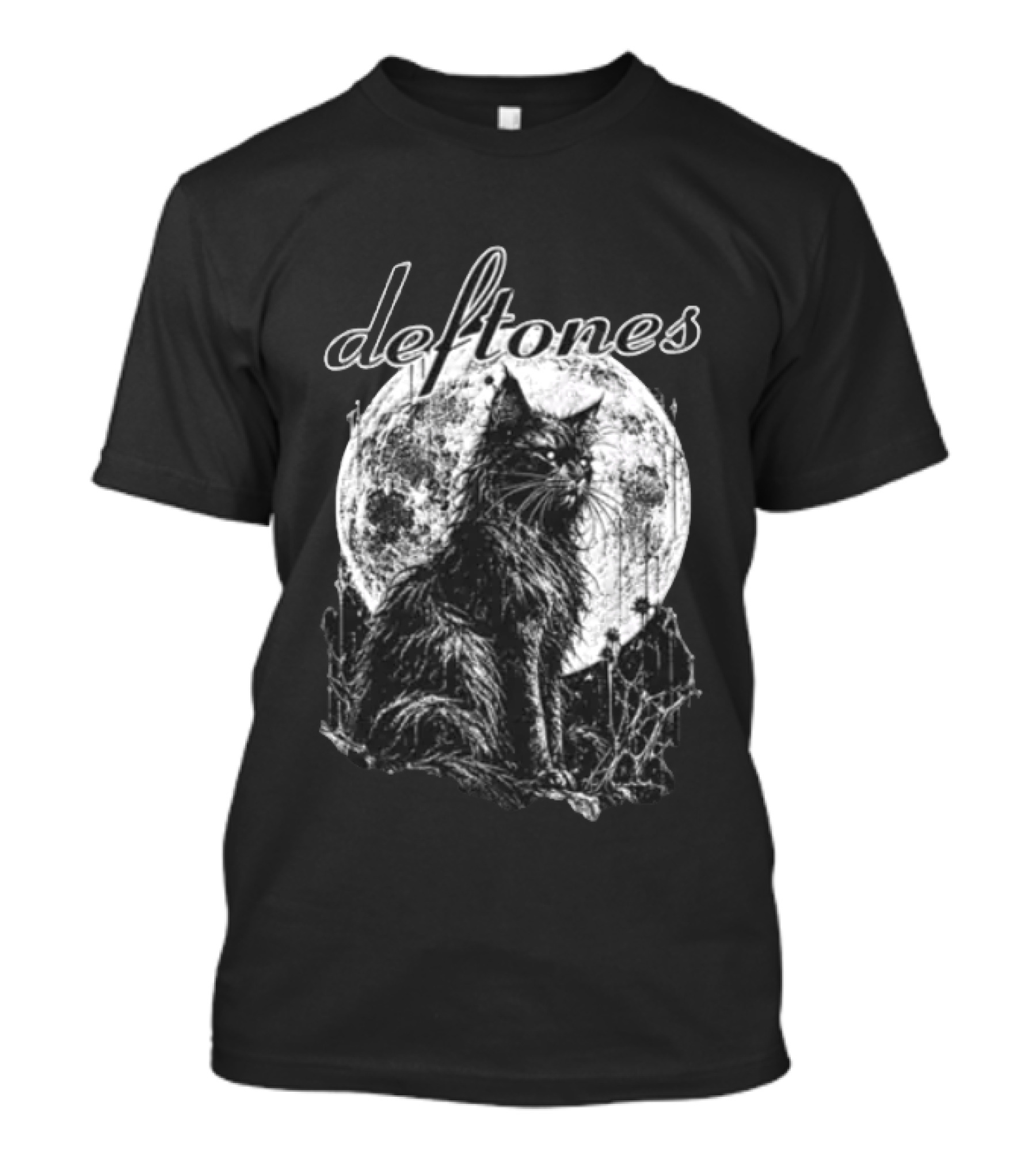 Deftones Cat Moon Essential New T-Shirt