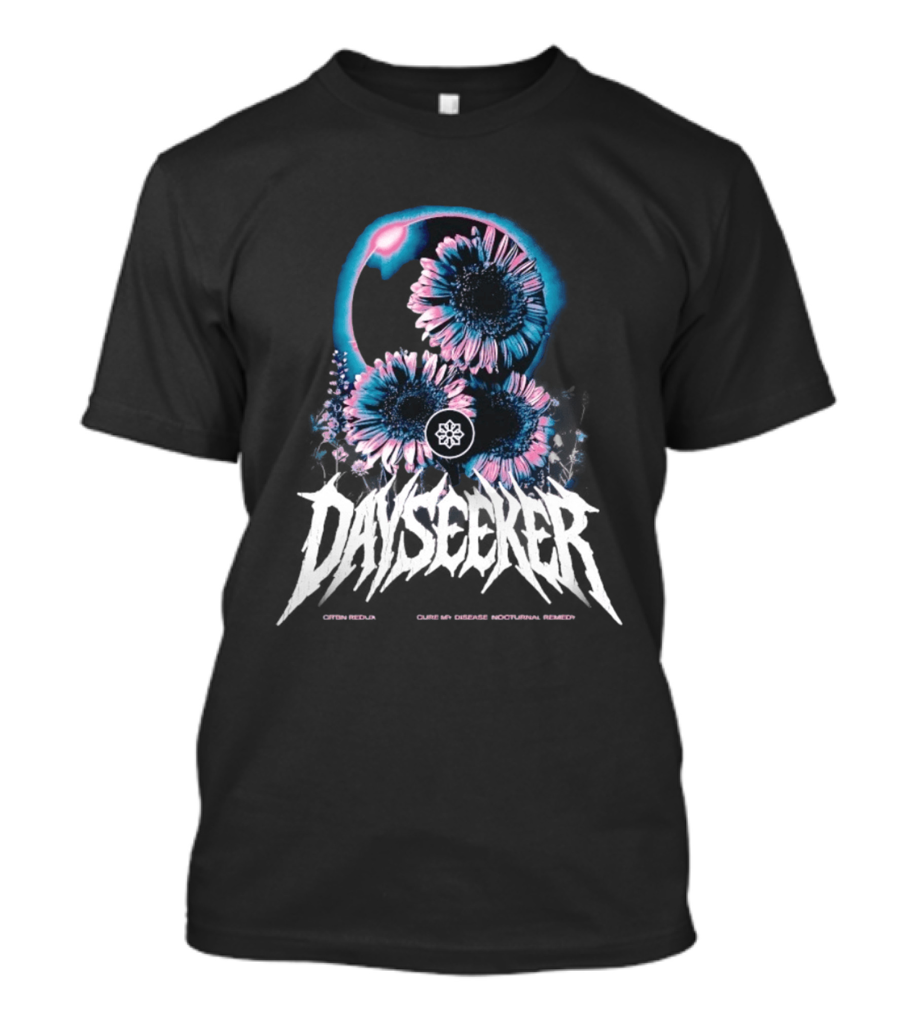Dayseeker Citbn Redux Cure My Disease Nocturnal Remedy Floral Eclipse T-Shirt