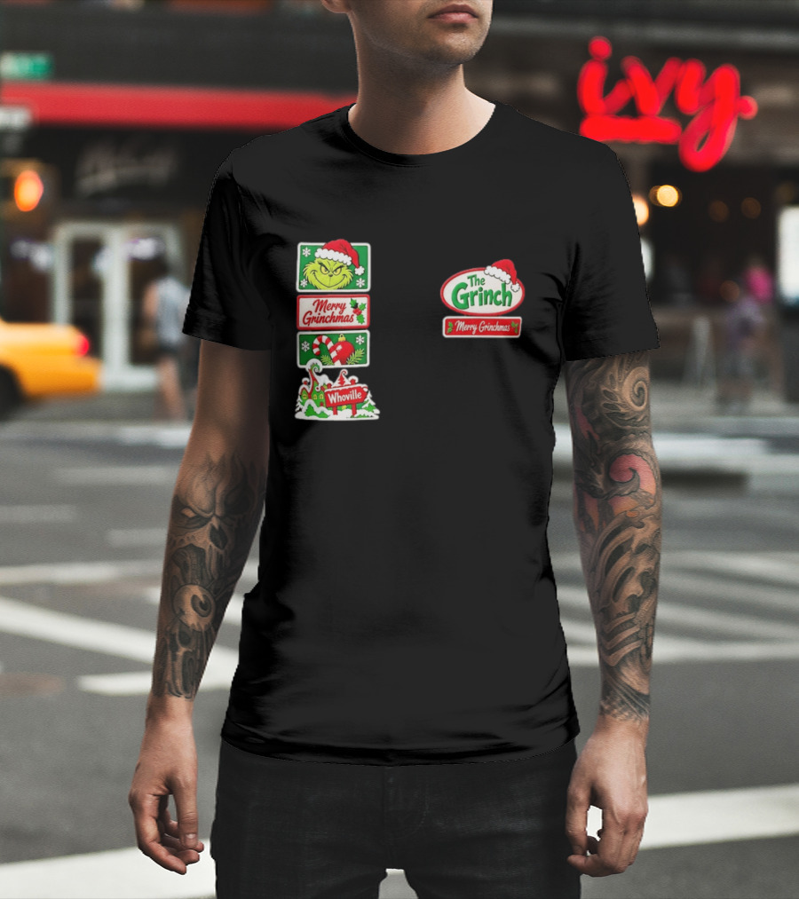 The Grinch Merry Grinchmas Whoville Holiday Christmas T-Shirt