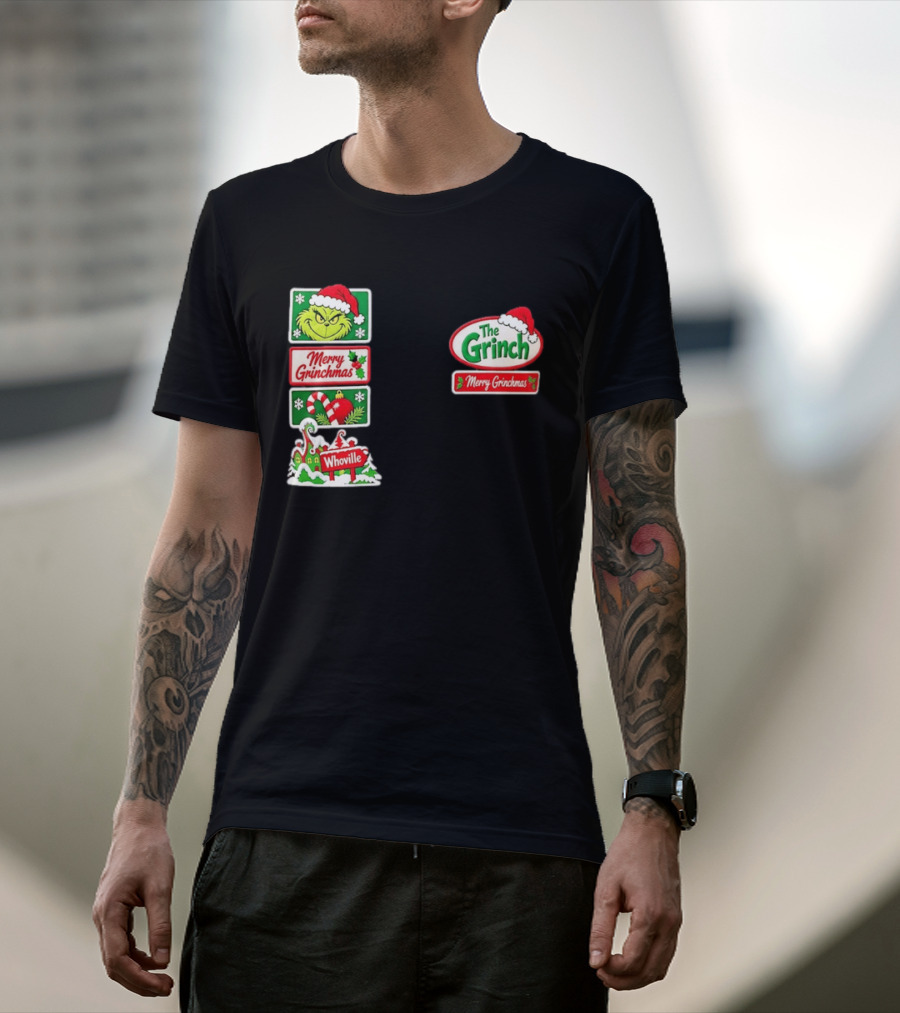 The Grinch Merry Grinchmas Whoville Holiday Christmas T-Shirt