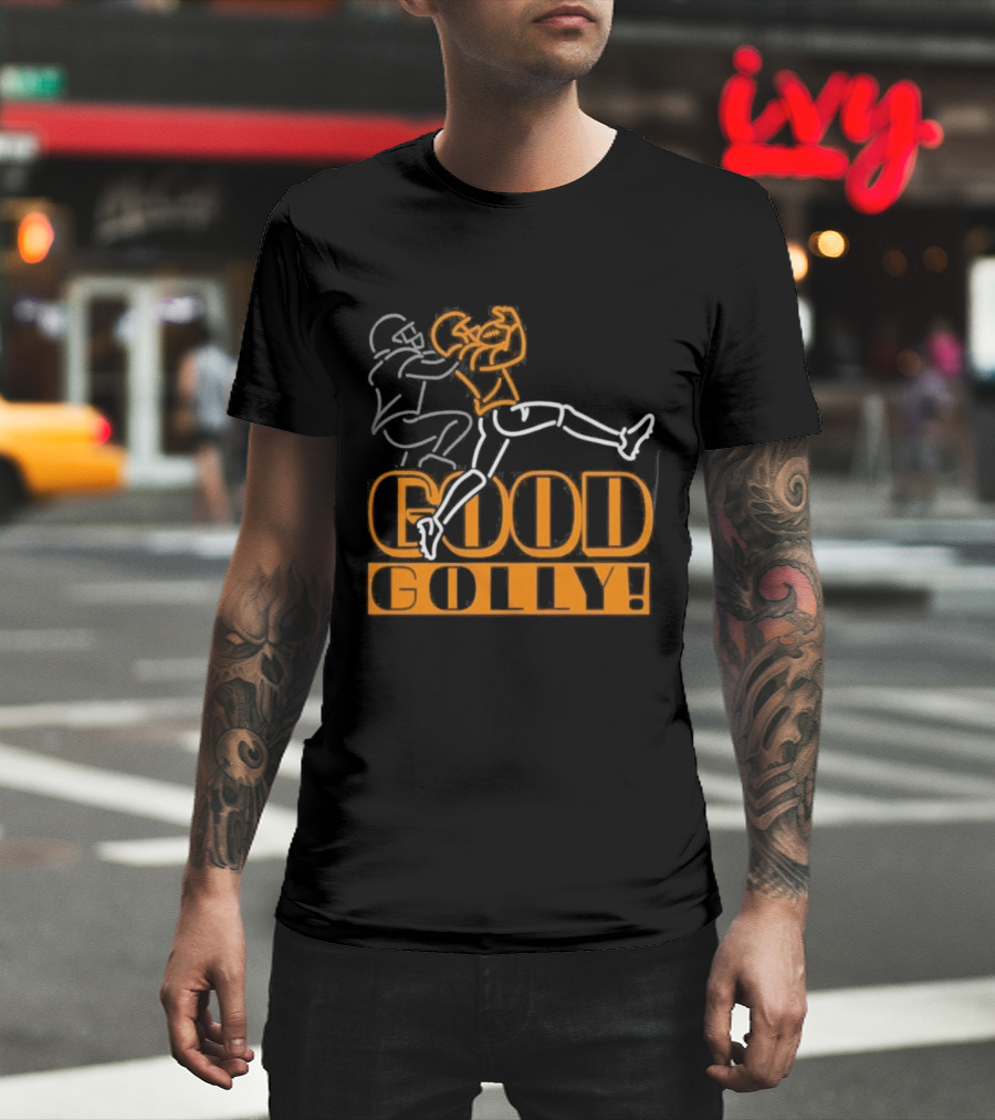 Ja'Marr Chase Good Golly Cincinnati Bengals Catching Football Iconic Moment T-Shirt