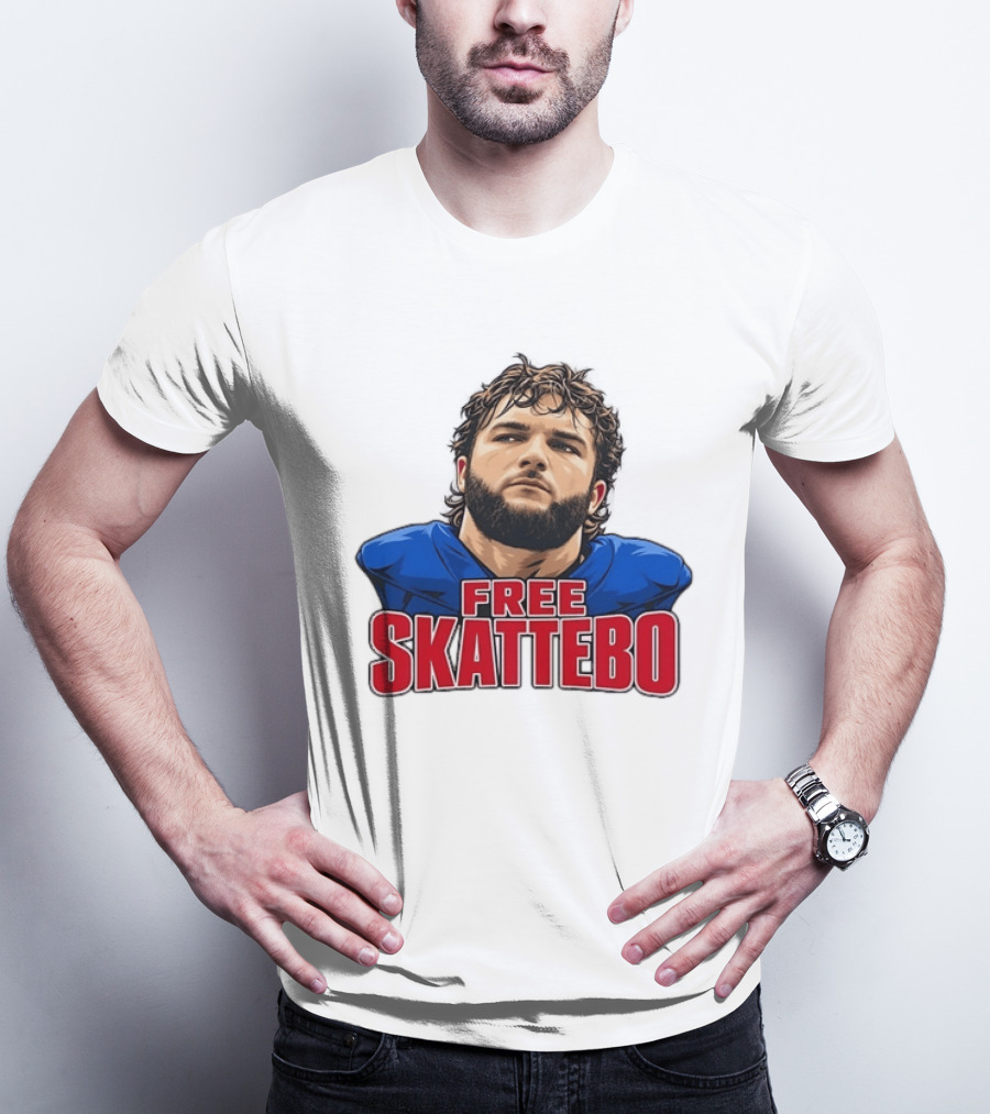 New York Giants Number 44 Cameron Skattebo Free Skattebo T-Shirt