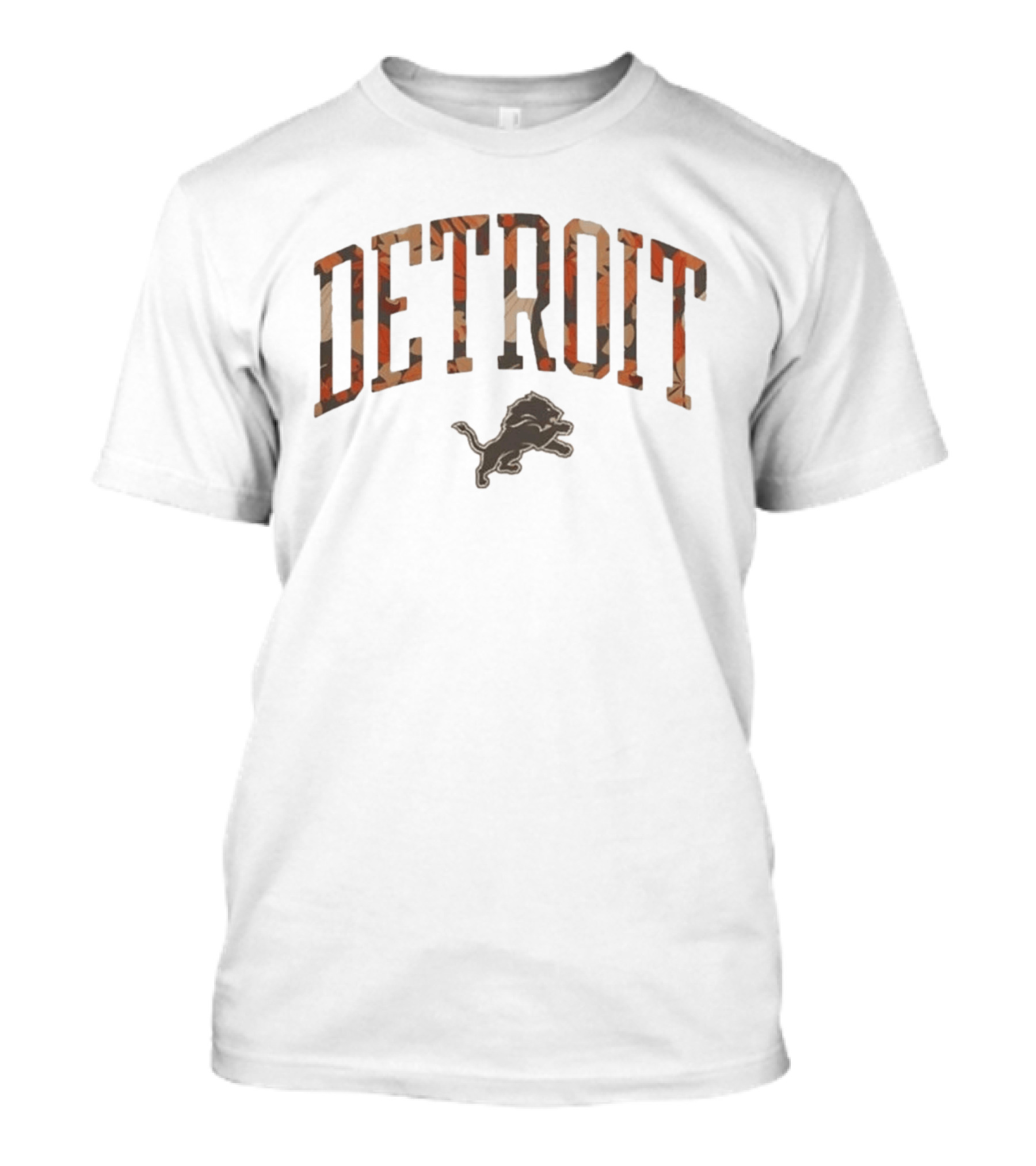 Detroit Lions Fall Wordmark Football Halloween 2026 T-Shirt
