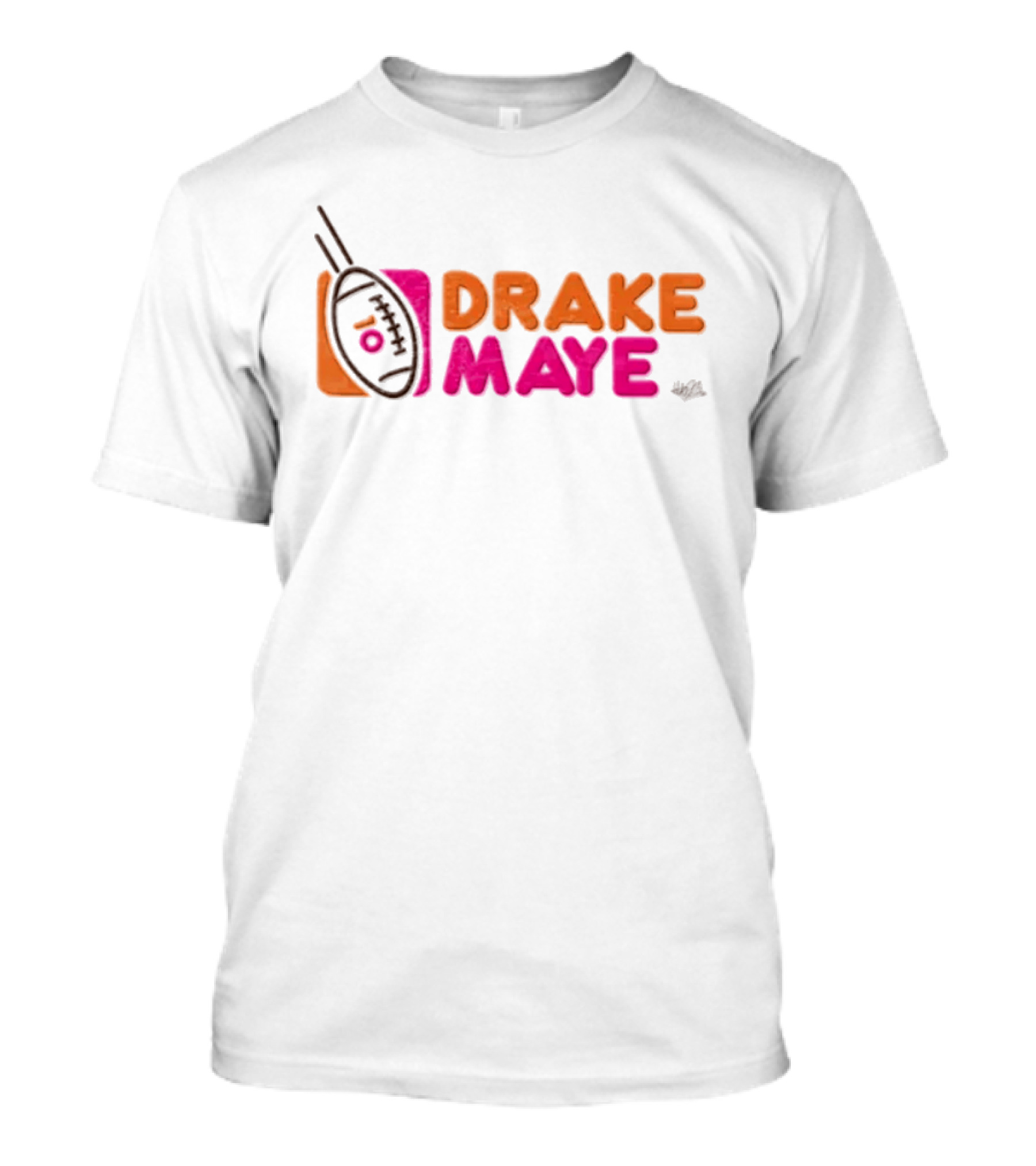 Drake Maye 10 Football New England Patriots Fan T-Shirt