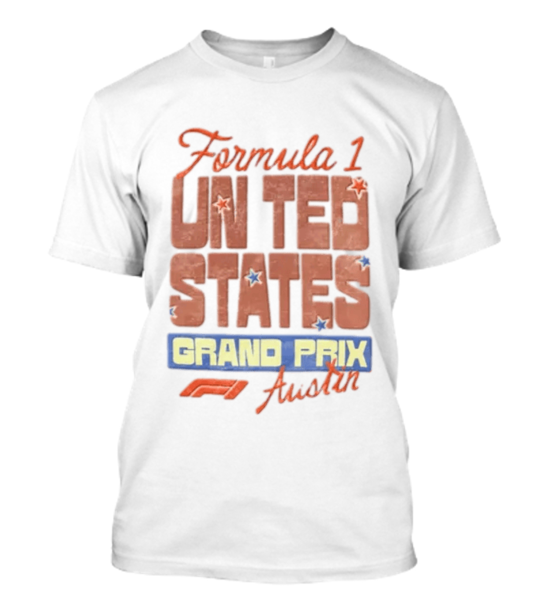 Formula 1 United States Grand Prix Austin Racing Event Stars T-Shirt