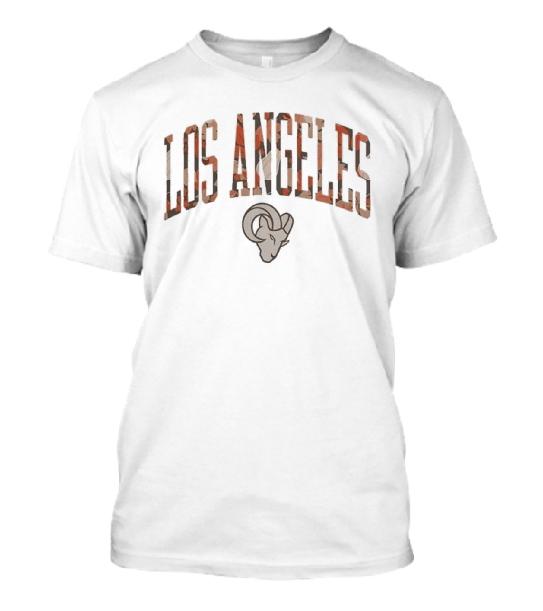 Los Angeles Rams Halloween 2026 Wordmark Football T-Shirt