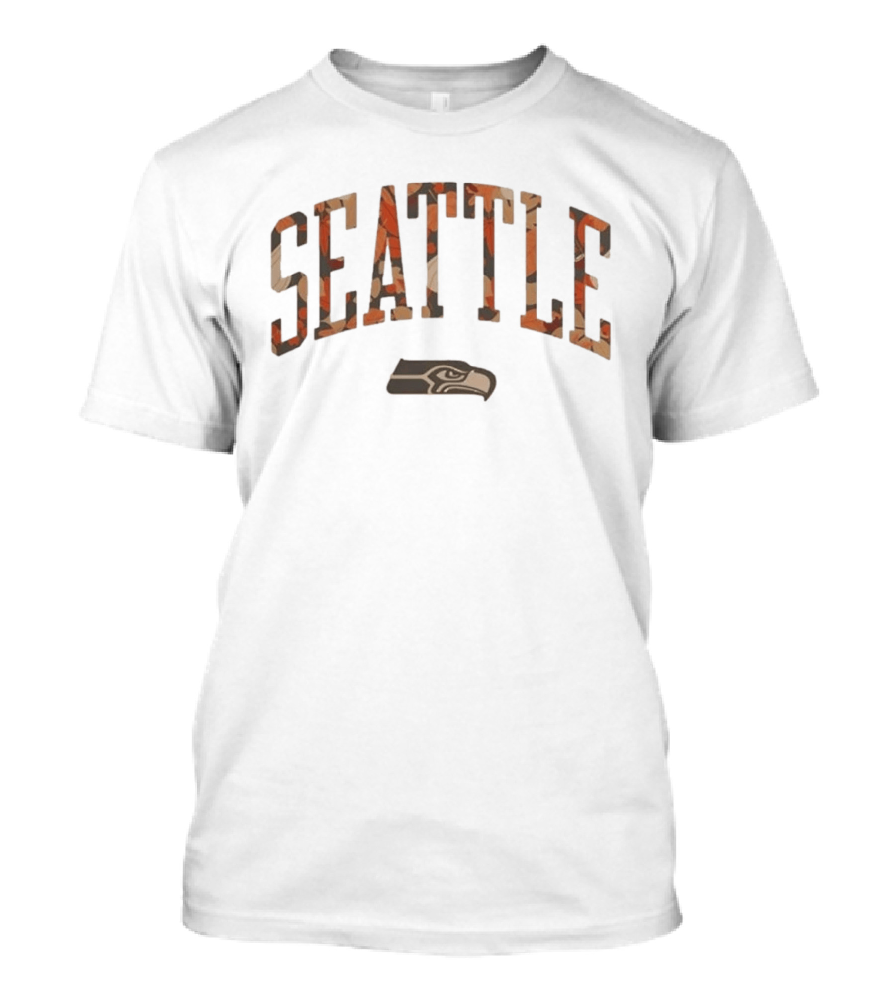 Seattle Seahawks Fall Wordmark Halloween 2026 T-Shirt