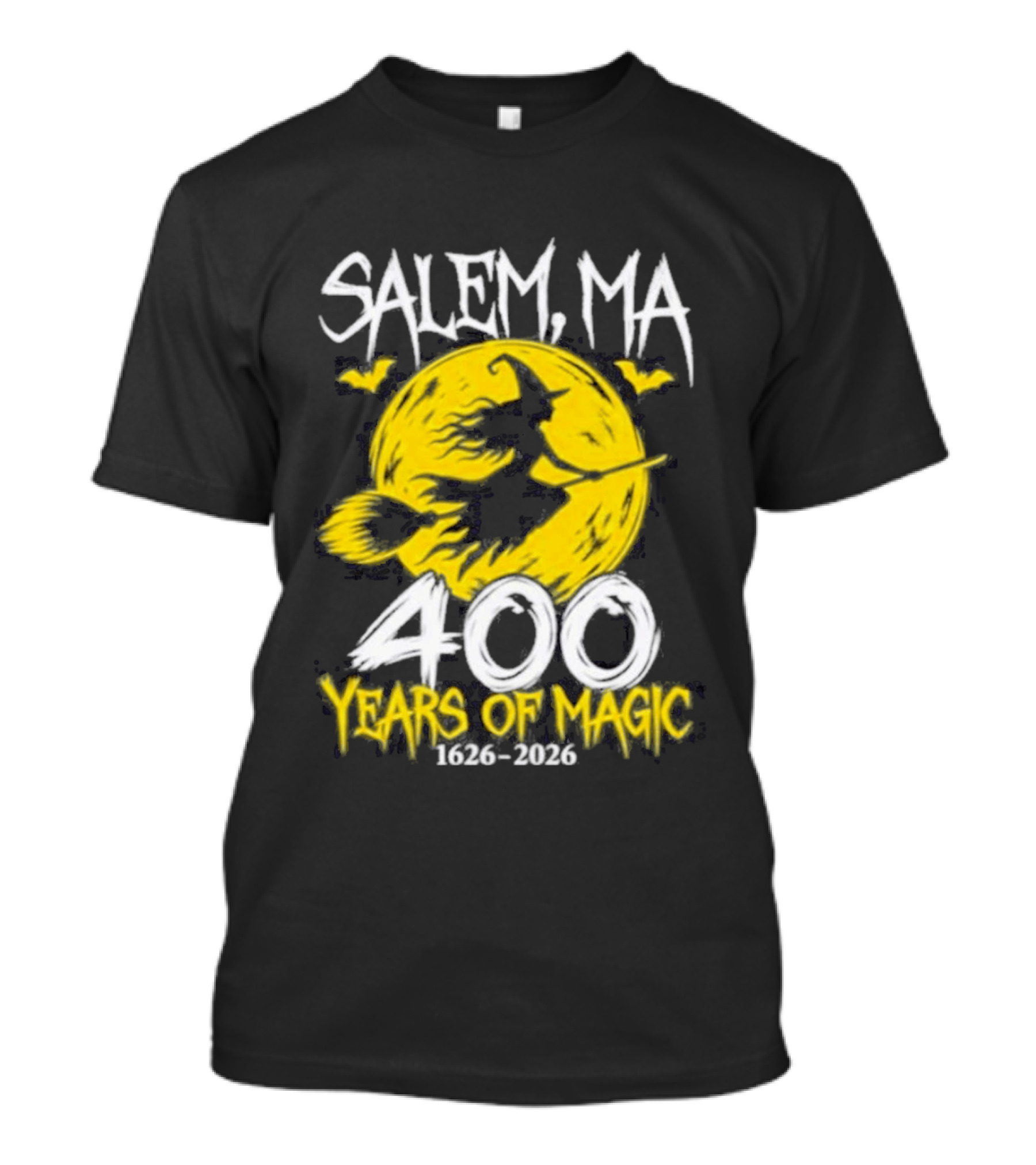 Salem MA 400 Years Of Magic 1626 2026 Anniversary T-Shirt