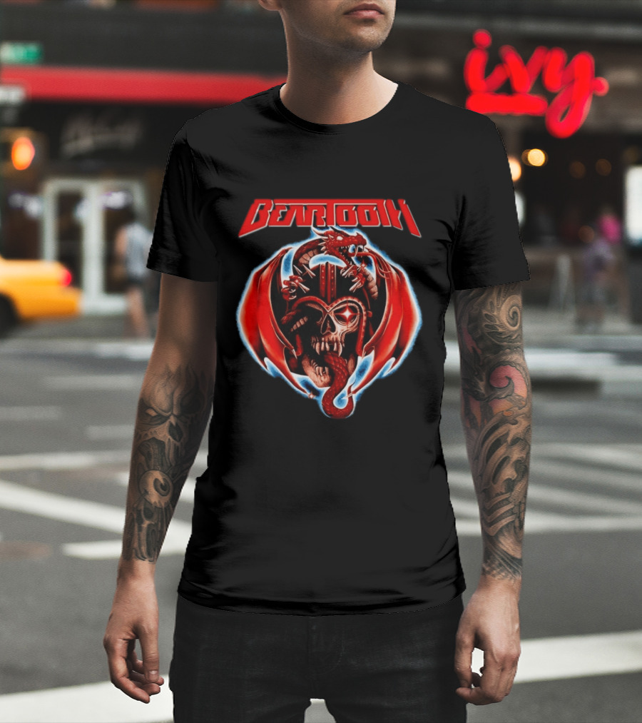 Beartooth Dragon Skull Metalcore Band Image T-Shirt