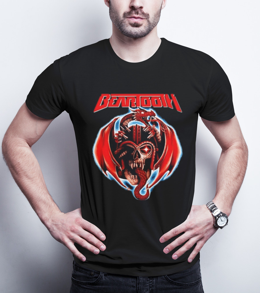 Beartooth Dragon Skull Metalcore Band Image T-Shirt
