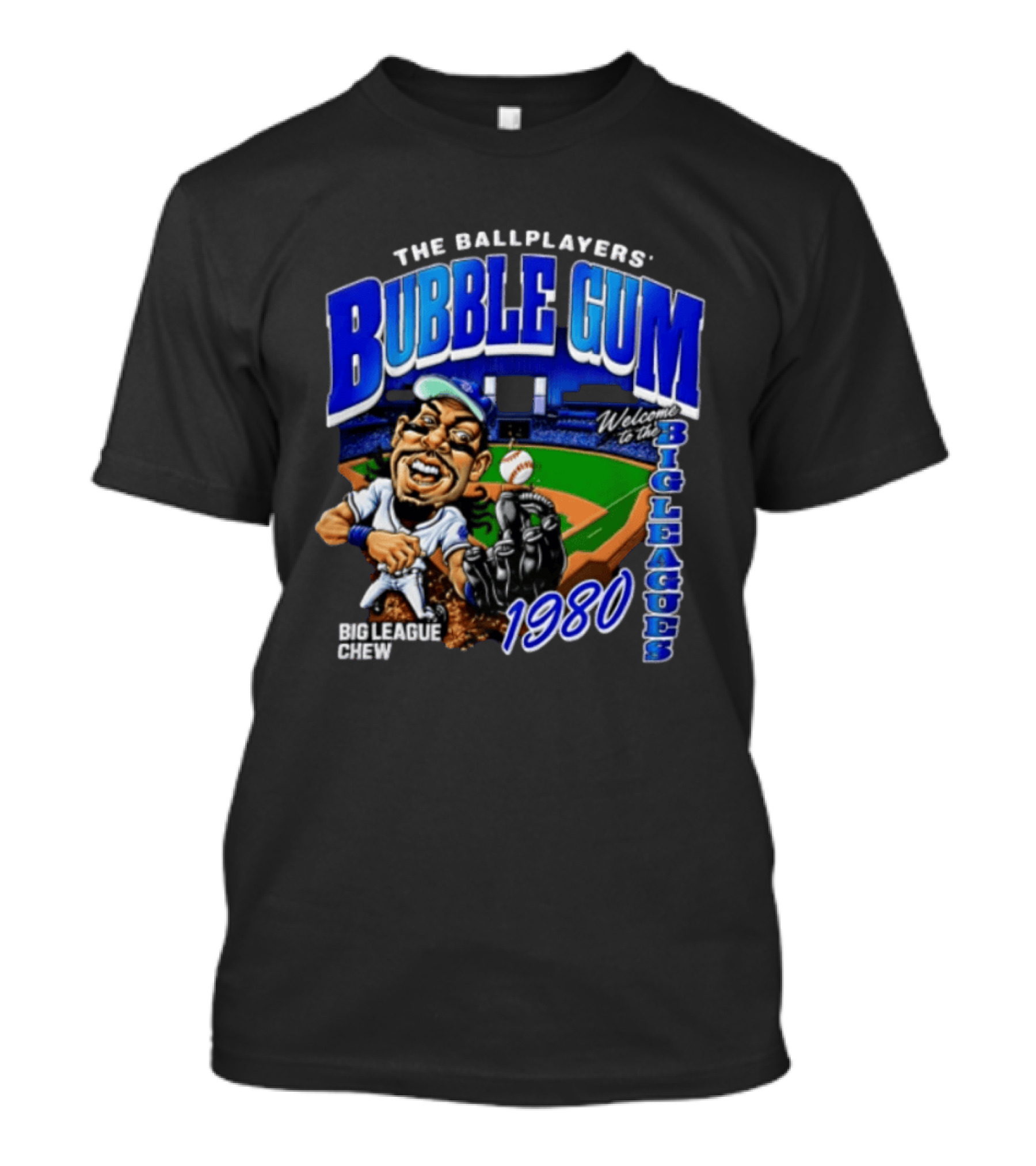 The Ballplayers Bubble Gum Welcome To The Big Leagues 1980 Big League Chew T-Shirt