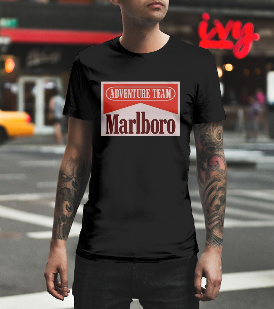 Marlboro Adventure Team Vintage Tobacco Brand Collectible Nostalgia T-Shirt