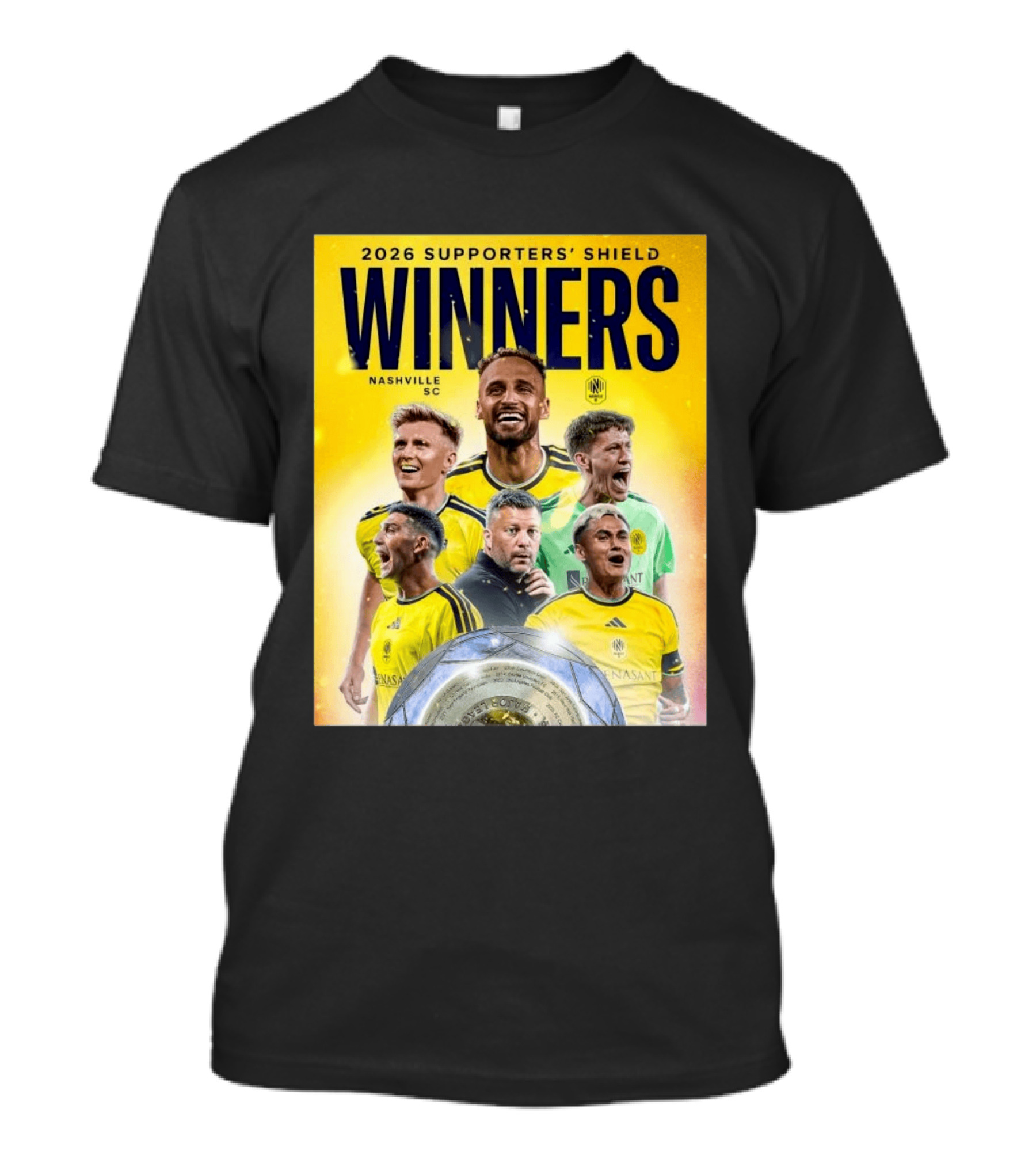 2026 Supporters' Shield Winners Nashville SC T-Shirt