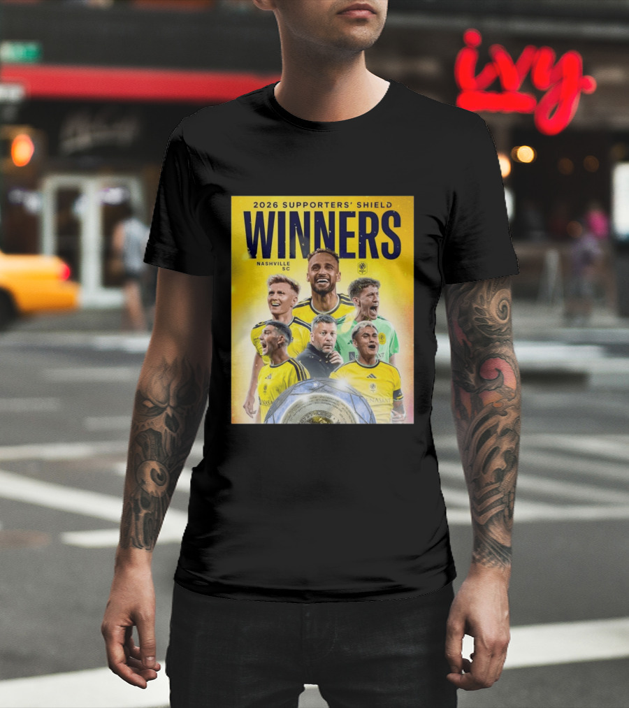2026 Supporters' Shield Winners Nashville SC T-Shirt