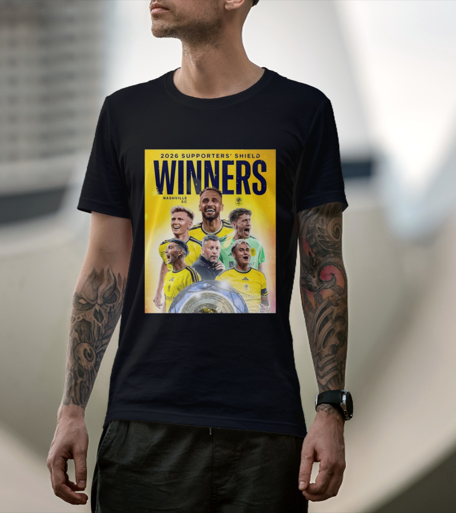 2026 Supporters' Shield Winners Nashville SC T-Shirt