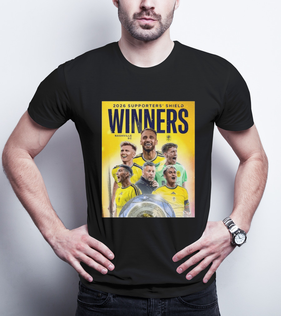 2026 Supporters' Shield Winners Nashville SC T-Shirt