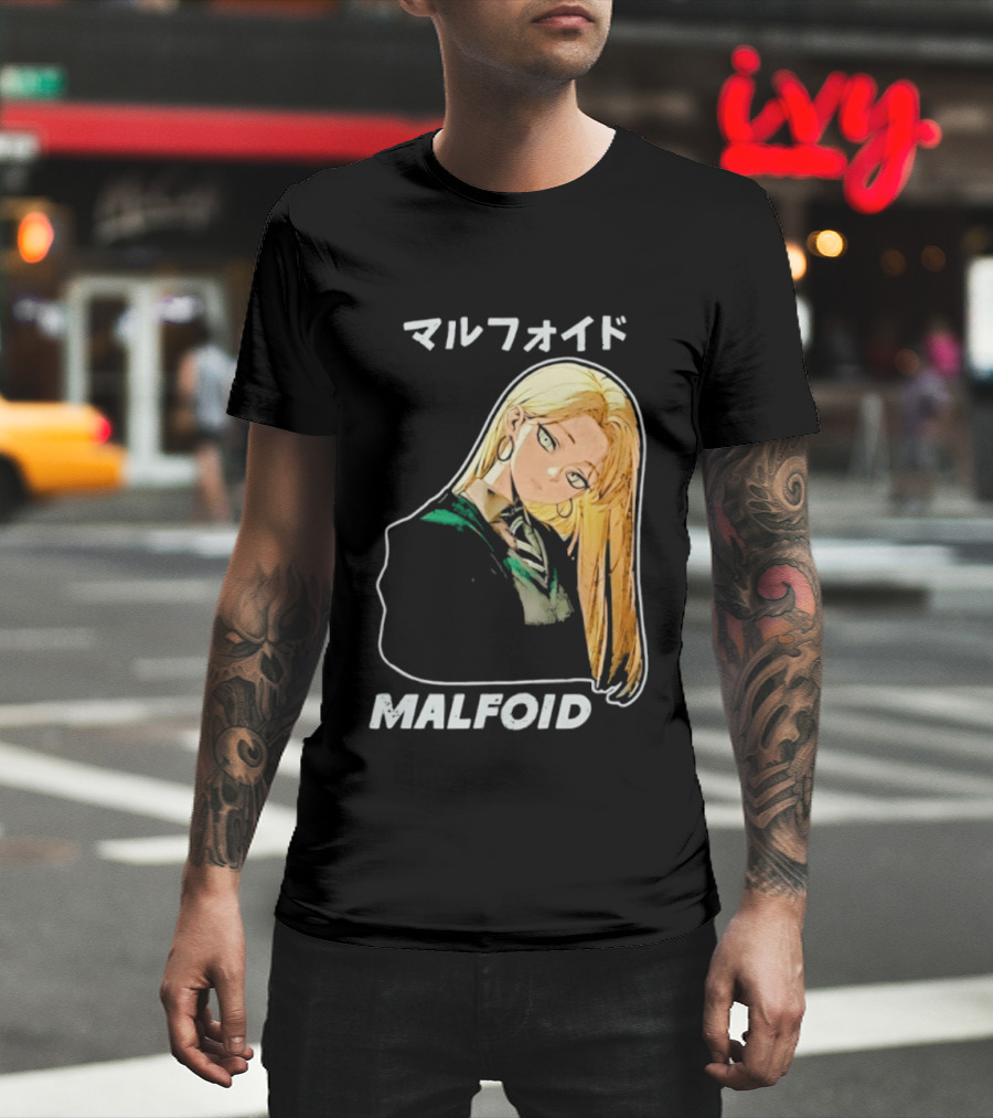 Malfoid Draco Malfoy Anime Slytherin T-Shirt