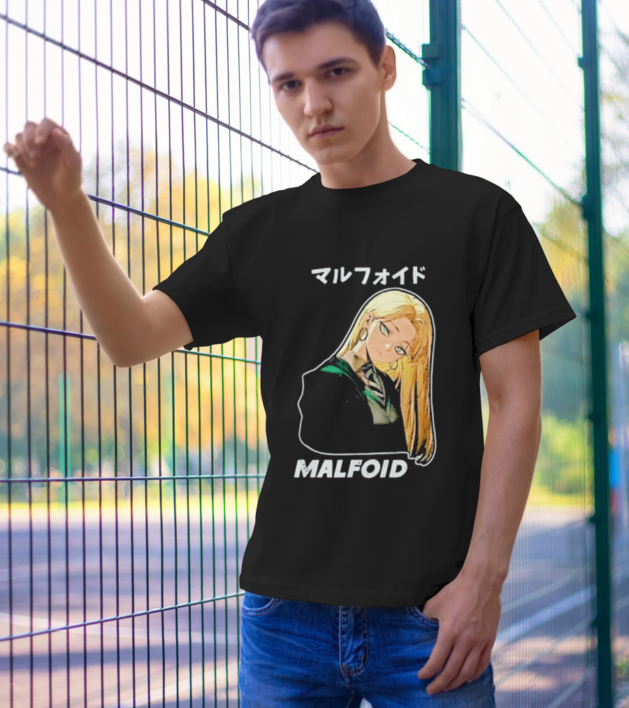 Malfoid Draco Malfoy Anime Slytherin T-Shirt