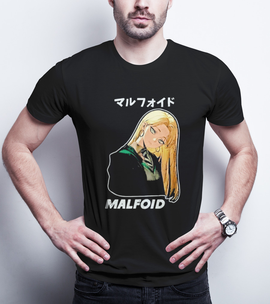 Malfoid Draco Malfoy Anime Slytherin T-Shirt