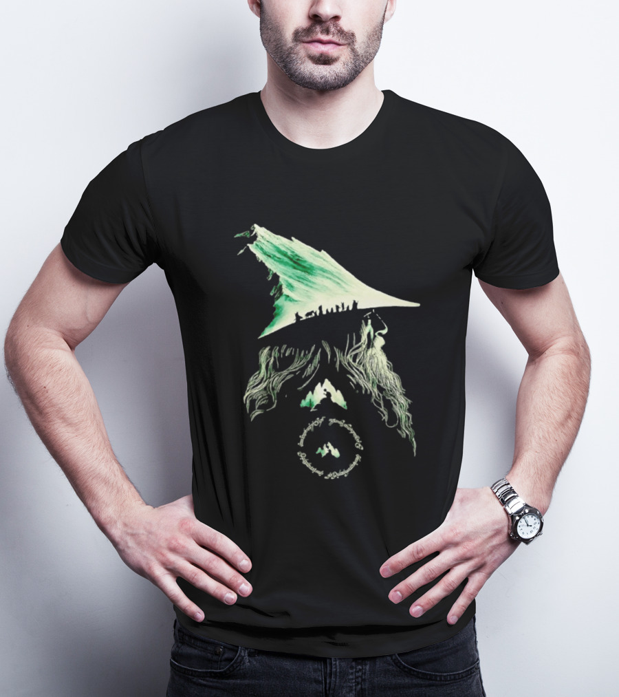 Gandalf The Grey Fellowship Adventure Journey Circle T-Shirt