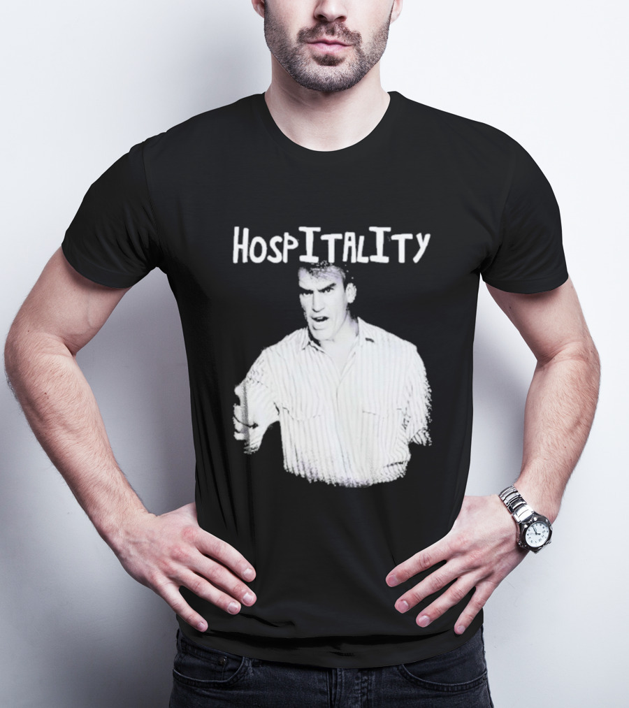 Hospitality Bootleg Striped Man T-Shirt
