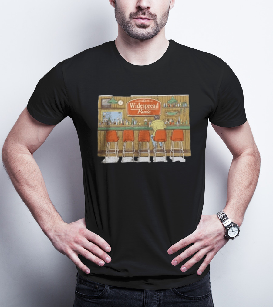 Widespread Panic Bar Scene Milwaukee Event 2026 T-Shirt