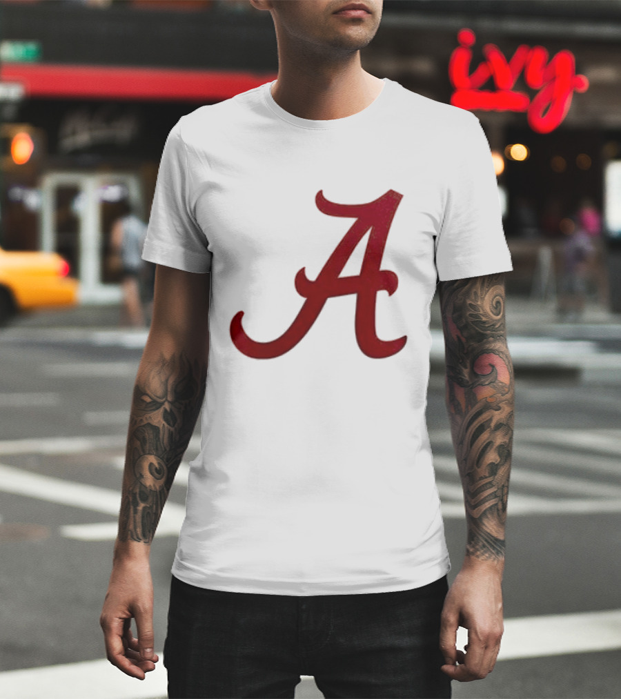 Alabama Crimson Tide Script A Wordmark T-Shirt
