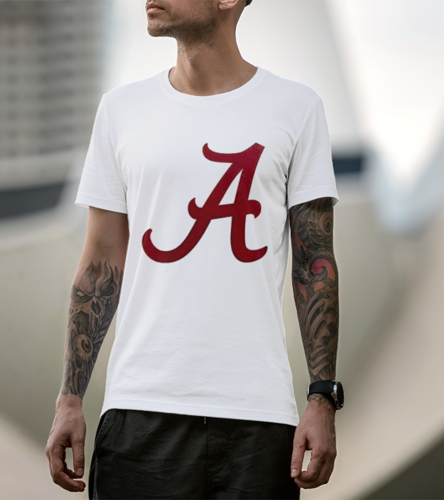 Alabama Crimson Tide Script A Wordmark T-Shirt