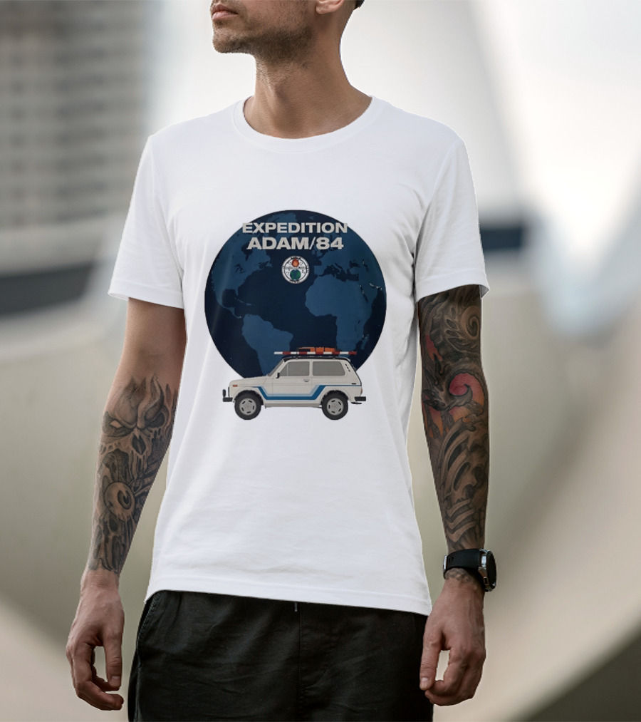 Expedition Adam 84 Off Road Adventure Globe T-Shirt