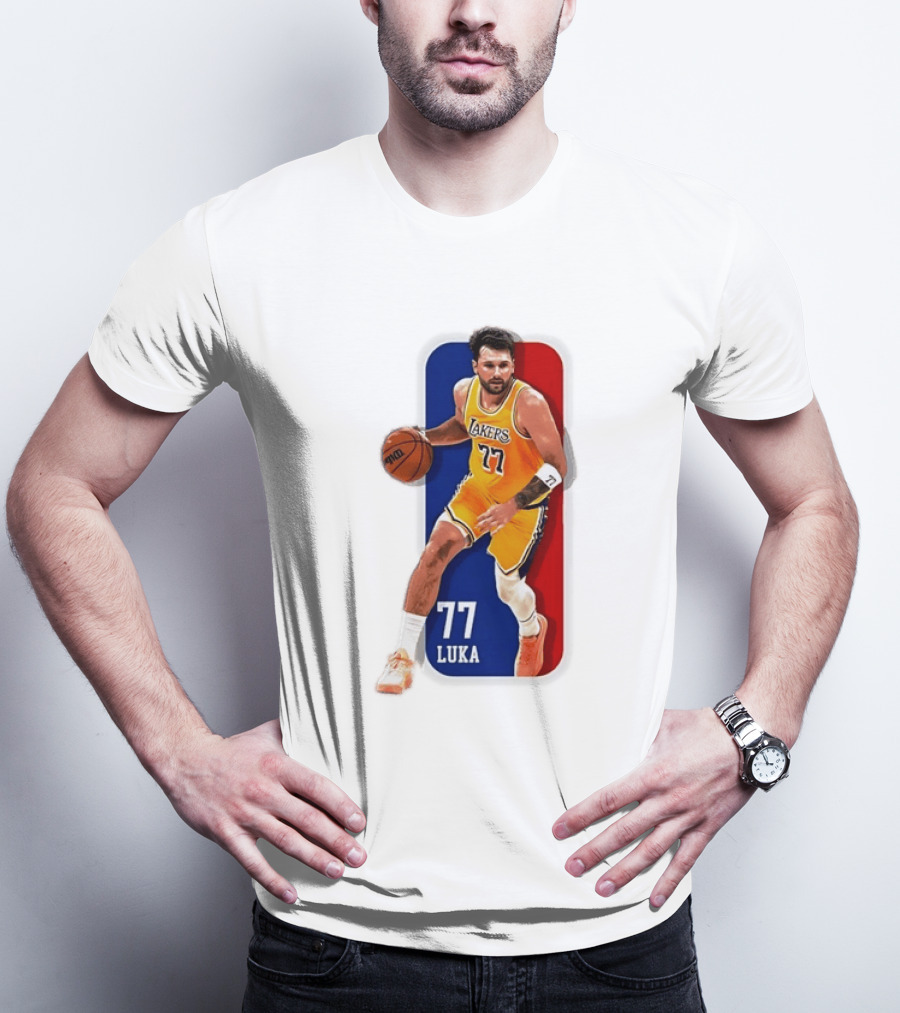 Luka 77 Los Angeles Lakers NBA Basketball Player T-Shirt