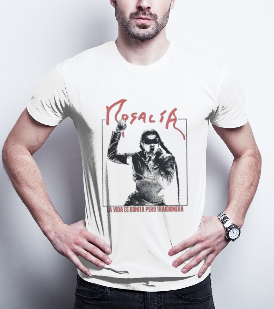 Rosalía La Vida Es Bonita Pero Traicionera Retro Aesthetic Pops T-Shirt
