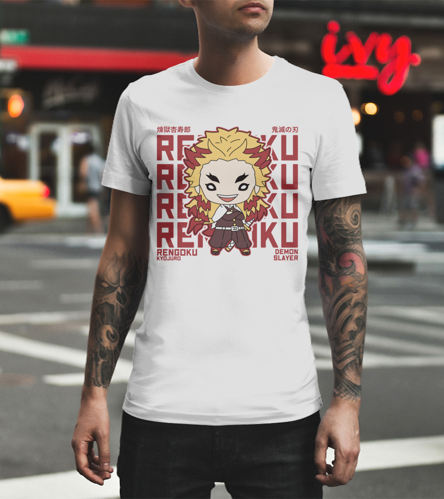 Rengoku Kyojuro Kimetsu No Yaiba Demon Slayer T-Shirt