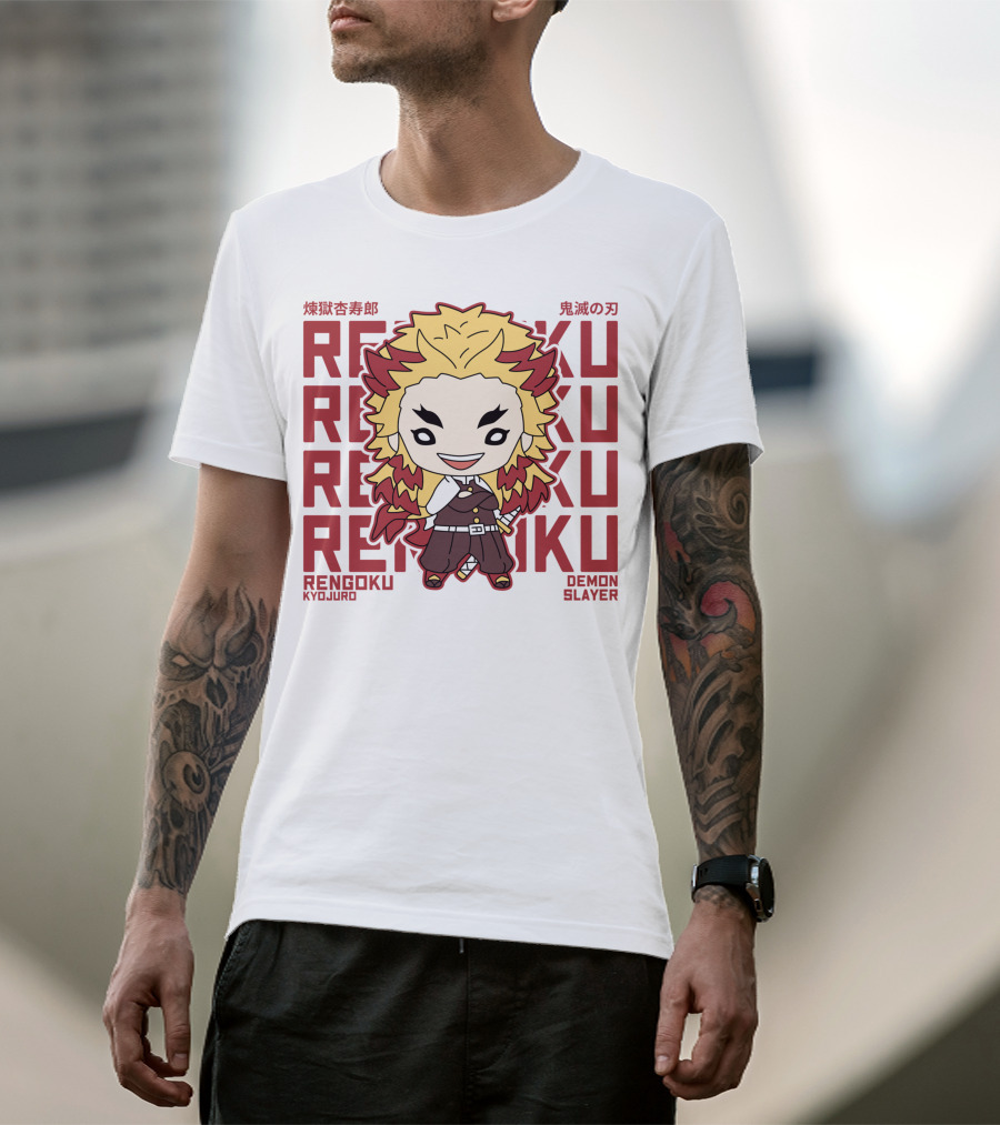 Rengoku Kyojuro Kimetsu No Yaiba Demon Slayer T-Shirt