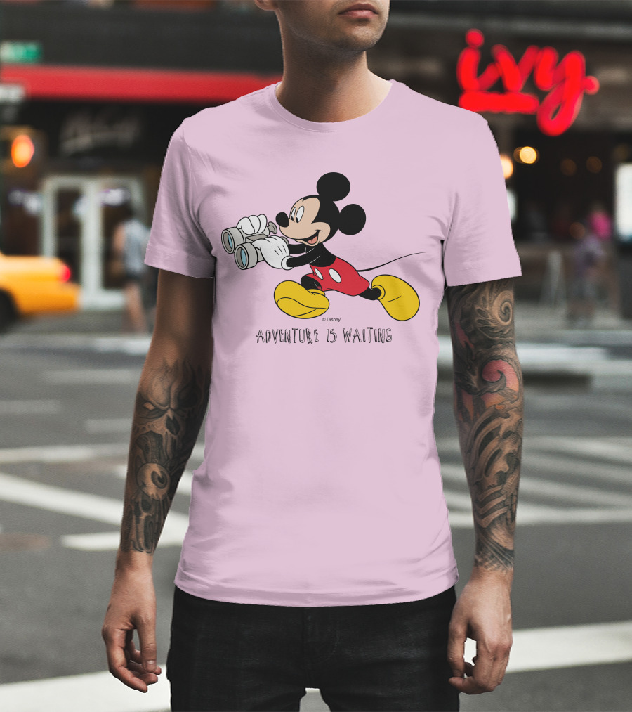 Disney Mickey Mouse Adventure Is Waiting T-Shirt
