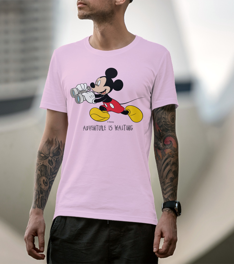 Disney Mickey Mouse Adventure Is Waiting T-Shirt