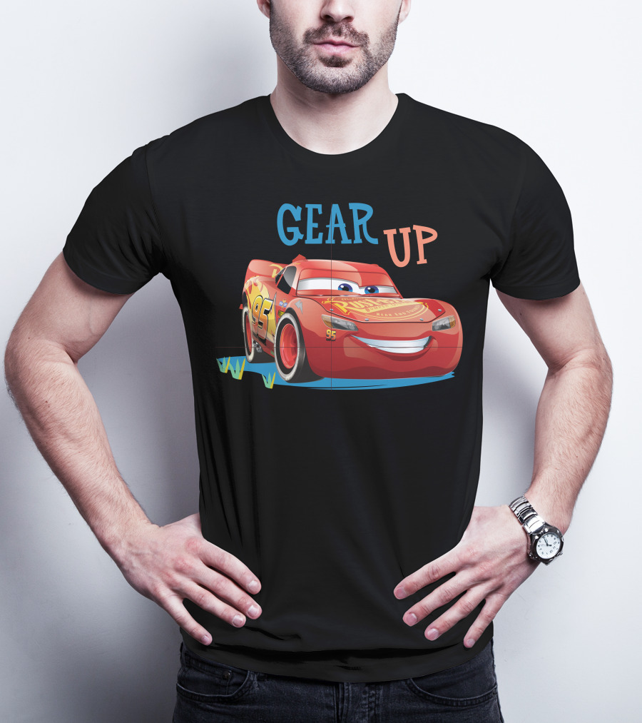 GEAR UP Car 95 Lightning McQueen T-Shirt