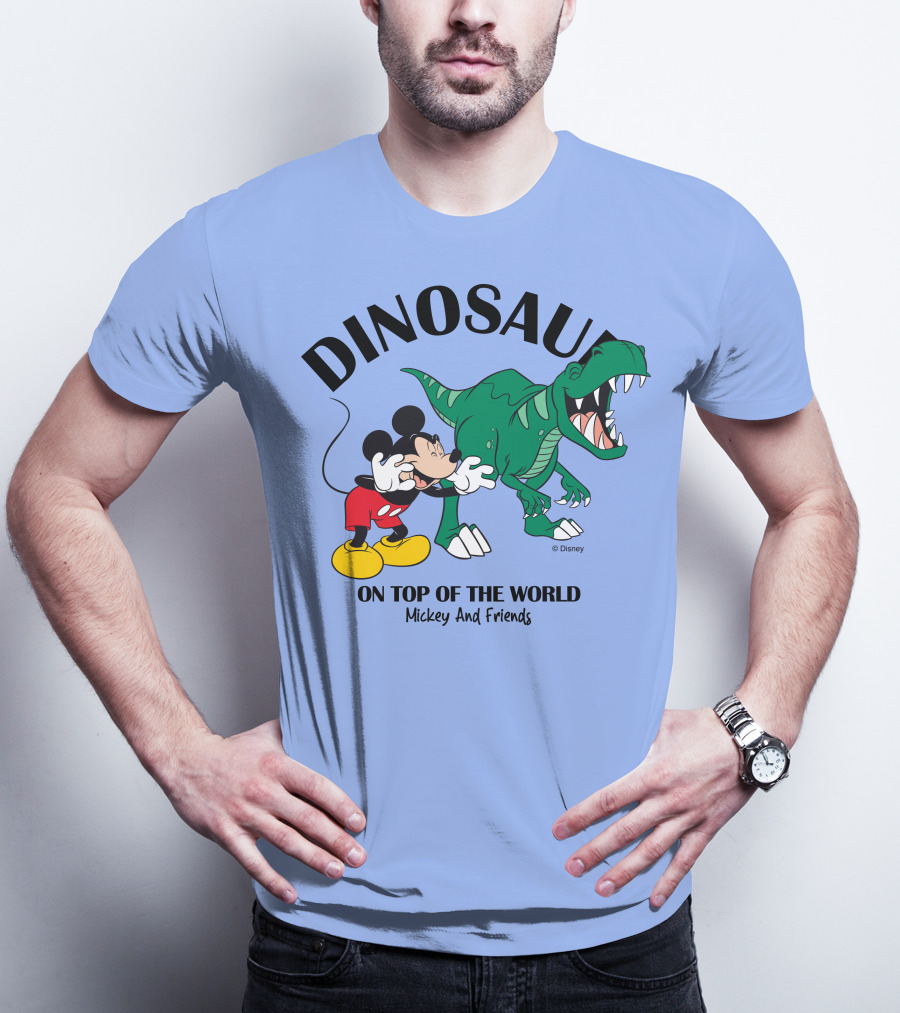 DINOSAUR On Top Of The World Mickey And Friends T-Shirt